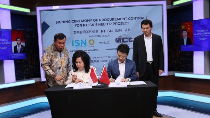 Resmi! PT ISN-NT Corp dan MCC International Tandatangani Kontrak Kerja ...