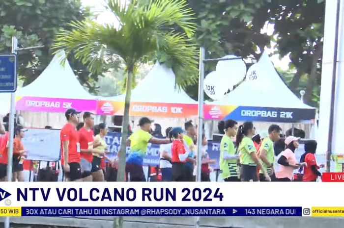 Pelari Yang Finish Pertama di Volcano Run 5K 2024 - Ntvnews.id