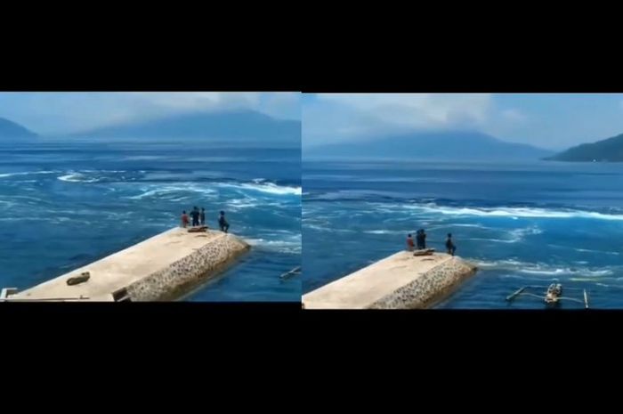 Fenomena Alam Menakjubkan! Pusaran Air Laut Raksasa Muncul di Perairan ...