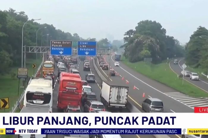 Libur Panjang, Polisi Terapkan Rekayasa Lalu Lintas Urai Kemacetan di Jalur Puncak - Ntvnews.id