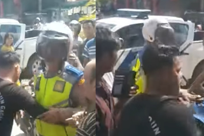 Tak Terima Ditilang, Pemotor Ribut dengan Polisi di Nias - Ntvnews.id