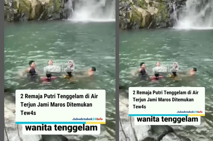 Dua Remaja Tenggelam Saat Asik Mandi Air Terjun di Maros - Ntvnews.id