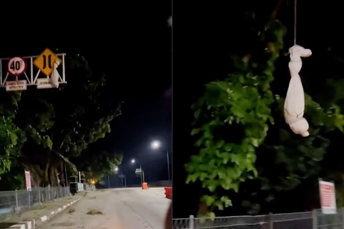 Viral Bocah Gantung Boneka Pocong Takuti Pengguna Jalan, Berujung ...