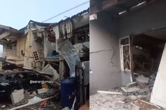 Tabung Gas Meledak di Cengkareng, Puluhan Rumah Warga Hancur - Ntvnews.id