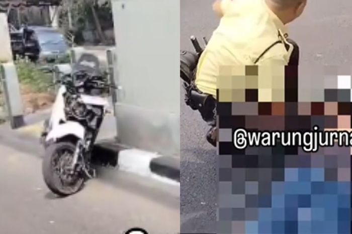 Dua Motor Adu Banteng di Pulomas - Ntvnews.id