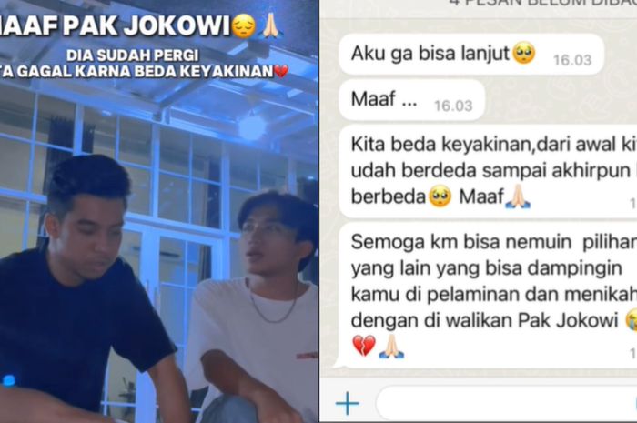 Ngenes! Pasangan Viral yang Disurati Jokowi Jadi Wali Nikah Putus ...