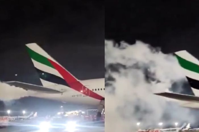 Heboh Pesawat Emirates EK547 dari India ke Dubai Keluarkan Asap Tebal ...