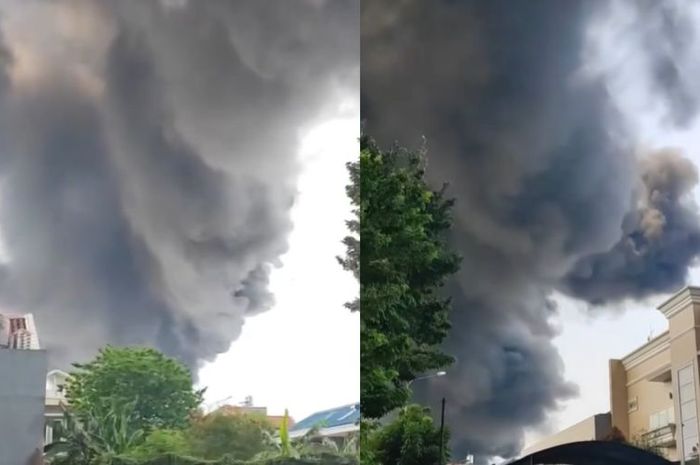 Kebakaran Hebat Landa Pabrik Pulpen Alat Tulis di Tangerang - Ntvnews.id