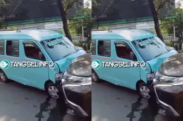 VIDEO: Adu Banteng Mengerikan Antara Angkot dan Pajero di Ciputat ...