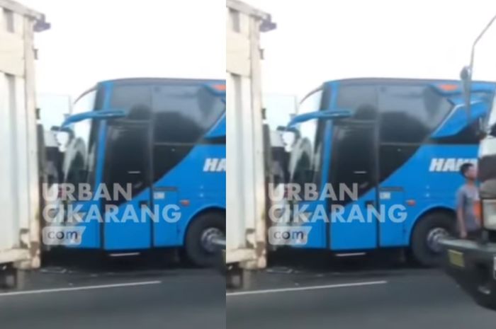Kecelakaan Mengerikan Beruntun 4 Kendaraan di Tol Jakarta Cikampek KM23 Pagi Ini - Ntvnews.id