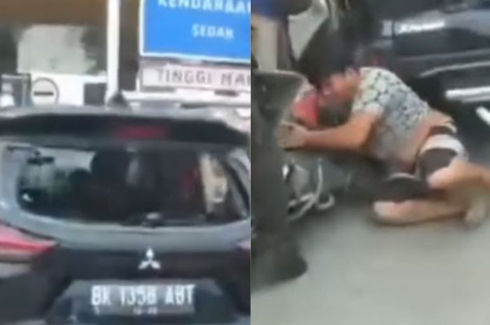 Mobil Xpander Diduga Tabrak Lari, Ringsek Diamuk Massa - Ntvnews.id