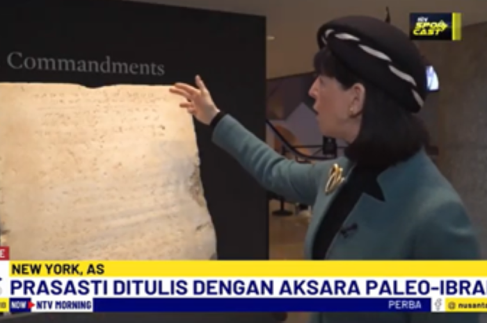 Prasasti Batu 10 Perintah Tuhan Terjual 5 Juta Dolar di Balai Lelang ...