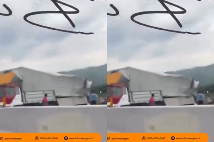 Kecelakaan Mengerikan Bus Dihantam Truk di Tol Lawang Arah Malang - Ntvnews.id