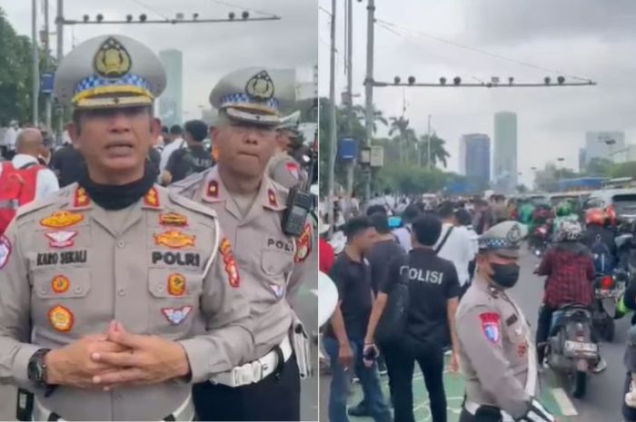 Demo di Depan Gedung DPR/MPR RI Bikin Macet Panjang - Ntvnews.id
