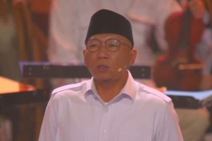 Momen Rahmat Mirzani Djausal Bacakan Pancasila di HUT Gerindra - Ntvnews.id