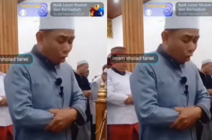 Viral! Imam Sholat Tarawih Sambil Live Streaming di TikTok - Ntvnews.id