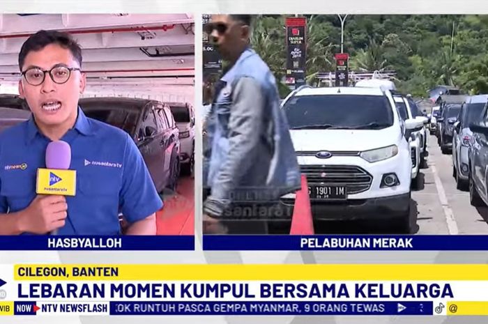 Pelabuhan Merak Masih Ramai meski Jumlah Pemudik Menurun, Cuaca Cerah ...