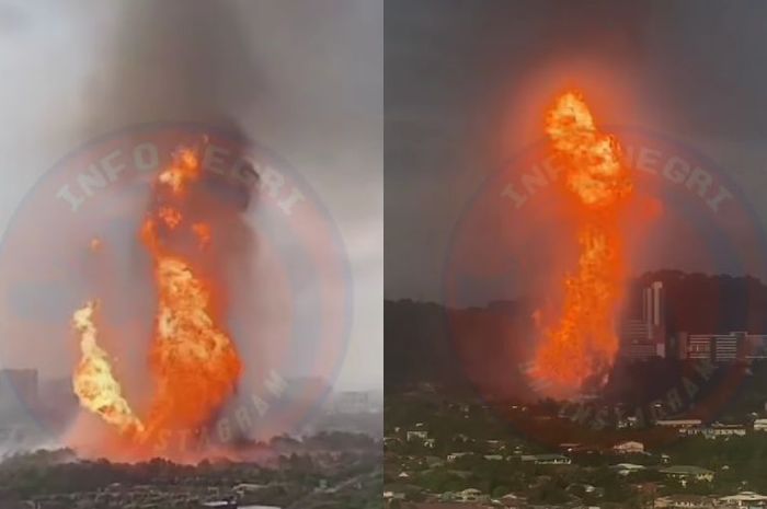 Ledakan Dahsyat di Puchong Malaysia! Bola Api Raksasa Membumbung Tinggi ...