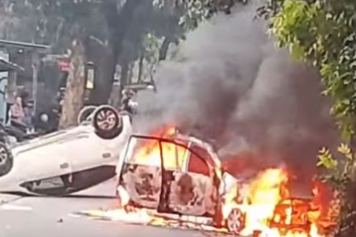 Ketua Ormas yang Bakar Mobil Polisi di Depok Ditangkap - Ntvnews.id