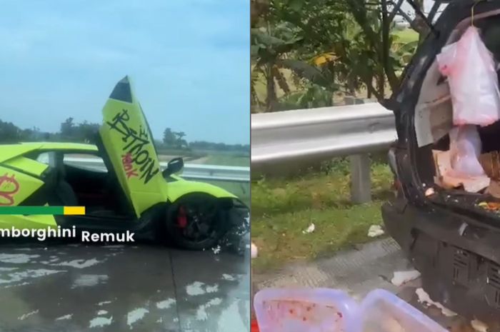 Kronologi Lamborghini Hijau Ringsek Usai Tabrak Ignis di Tol Jombang - Ntvnews.id