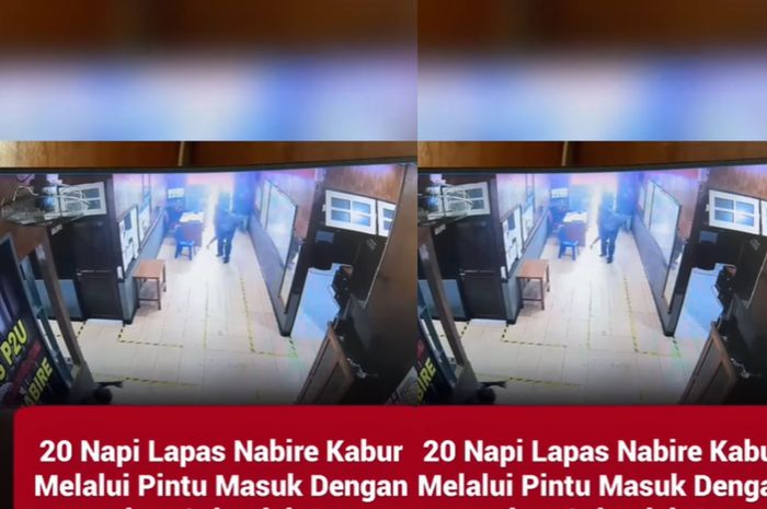 20 Napi Kabur Terobos Pintu Masuk Lapas Nabire - Ntvnews.id