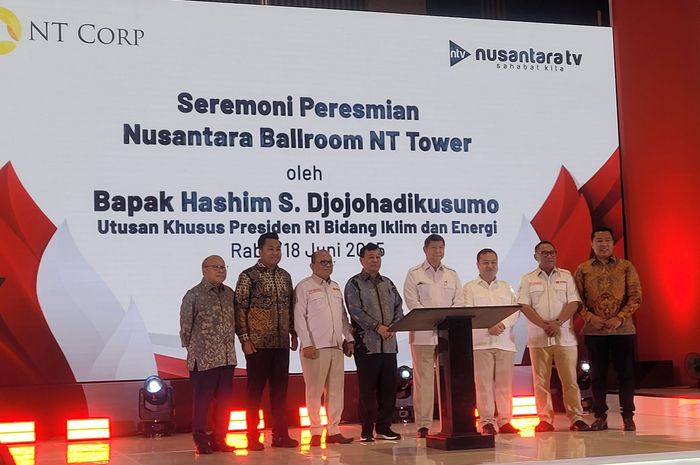 Hashim Djojohadikusumo Resmikan Nusantara Ballroom NT Tower - Ntvnews.id