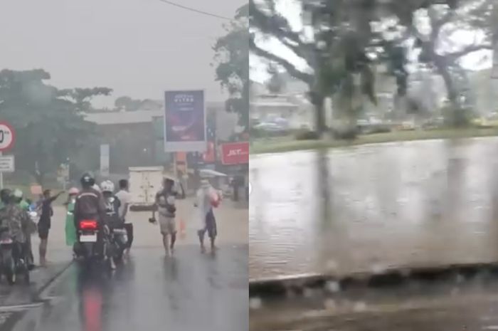 Bintaro dan Ciputat Terendam Banjir, Lalu Lintas Tangsel Lumpuh di Sejumlah Titik - Ntvnews.id