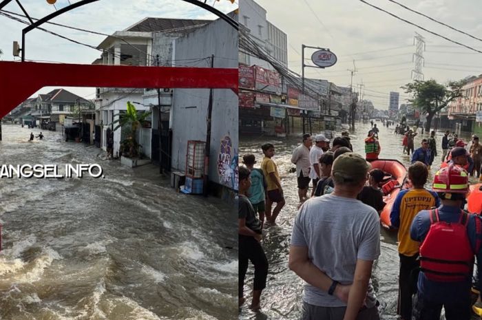 Update Banjir Jakarta dan Sekitarnya hingga Selasa Siang: Jalan Lumpuh Total-Tanggul Jebol ...