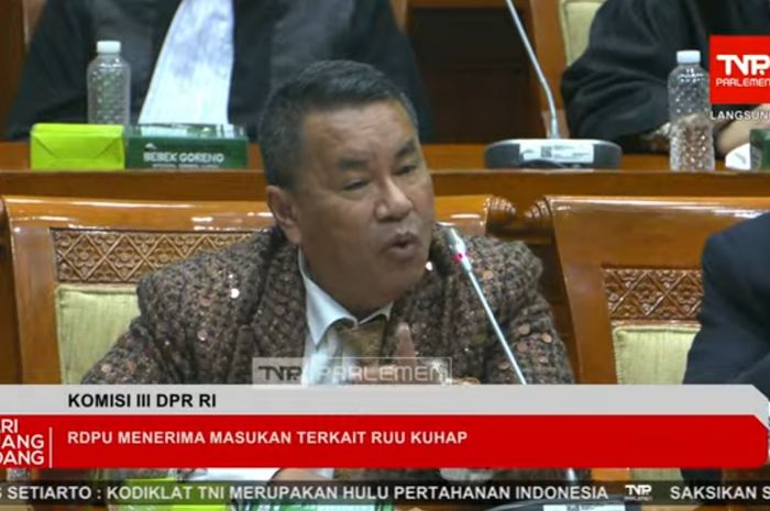Di Depan Komisi III DPR, Hotman Paris Minta Tambah Hak Pengacara di Revisi KUHAP dan Singgung ...
