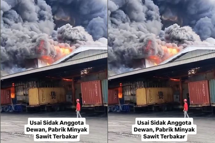 VIDEO: Ngerinya Kebakaran Pabrik Minyak PT Agro Raya Mas - Ntvnews.id