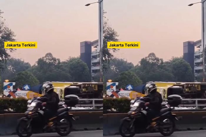 Macet Parah Tol Dalam Kota Cawang Arah Grogol, Penyebabnya Truk ...