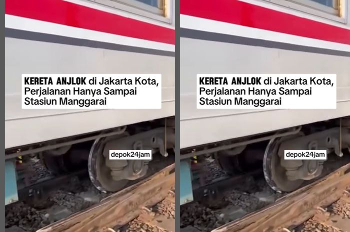 Penumpang Numpuk hingga Chaos di Stasiun Manggarai Akibat KRL Anjlok di ...