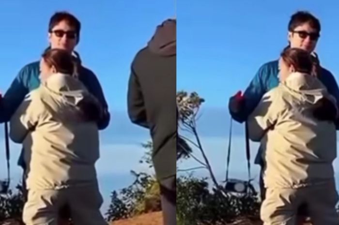 Pelukan di Puncak Gunung Merbabu, Amanda Manopo dan Kenny Austin Pacaran? - Ntvnews.id