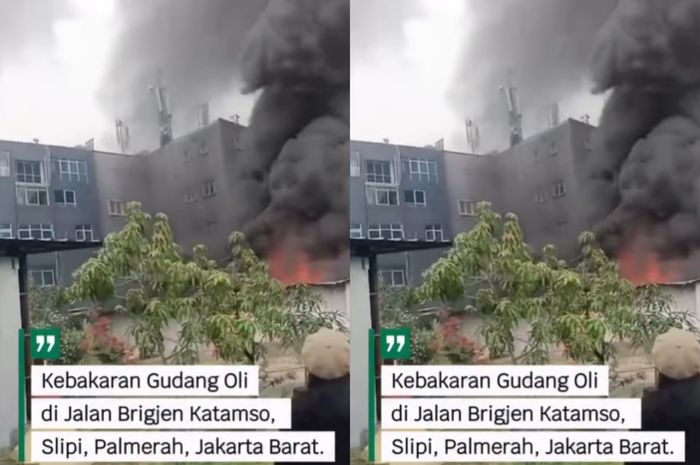 Gudang Oli Terbakar Hebat di Palmerah - Ntvnews.id