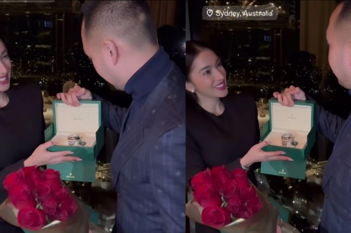 Go Public, Angel Karamoy Rayakan Ultah Gusti Ega hingga Beri Kado Jam ...