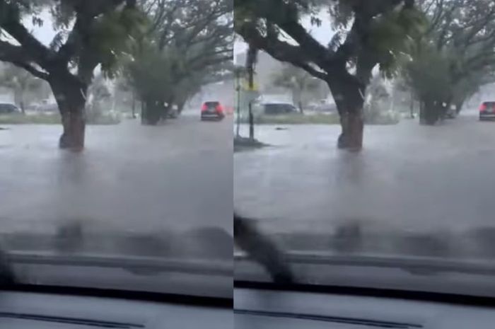 Banjir Parah di Jalan Poros Perintis Kemerdekaan Makassar - Ntvnews.id
