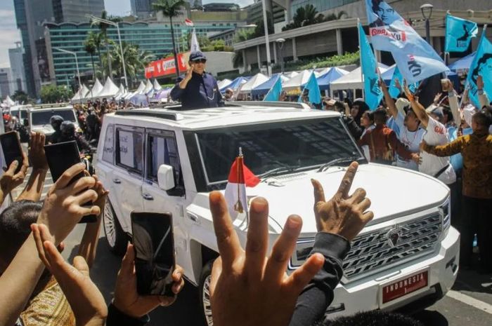 Spesifikasi Maung MV3 Garuda Limousine yang Dipakai Prabowo - Ntvnews.id