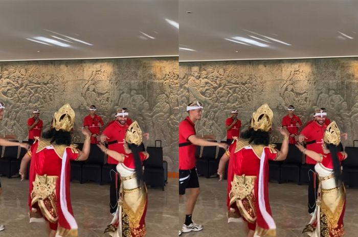 Jay Idzes dan Jordi Amat Diajak Nari Khas Bali - Ntvnews.id