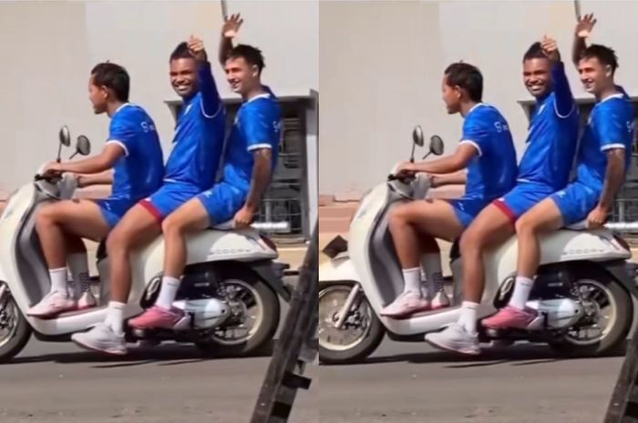 Eliano Reijnders, Adam Alis dan Saddil Ramdani Bonceng Tiga ke Tempat ...